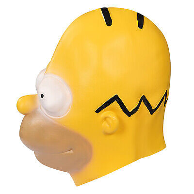 THE SIMPSONS Homer Jay Simpson Mask Cosplay Latex Masks Helmet ...