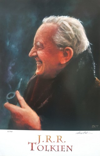 JRR Tolkien smoking pipe NEW Sam Torode Limited Edition print Numbered ...