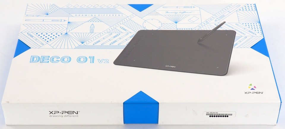 Xp-pen Deco 01 V2 10 " Disegno Tablet Grafico Digitale Con Inclinare | eBay