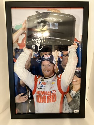 Dale Earnhardt Jr autograph signed Framed 11x17 photo NASCAR global COA ...