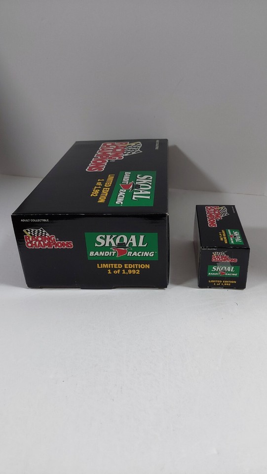 Ken Schrader Skoal Bandit Racing Champion Set 1:64 and 1:24 Car of 1992 ...