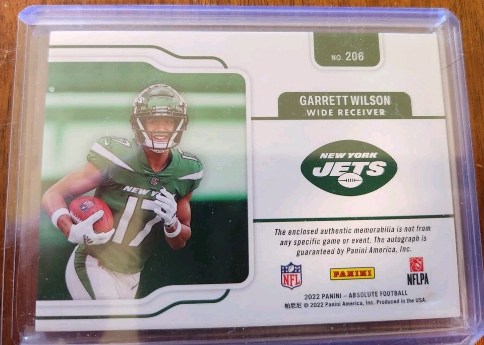 garrett wilson rookie premiere autograph | eBay