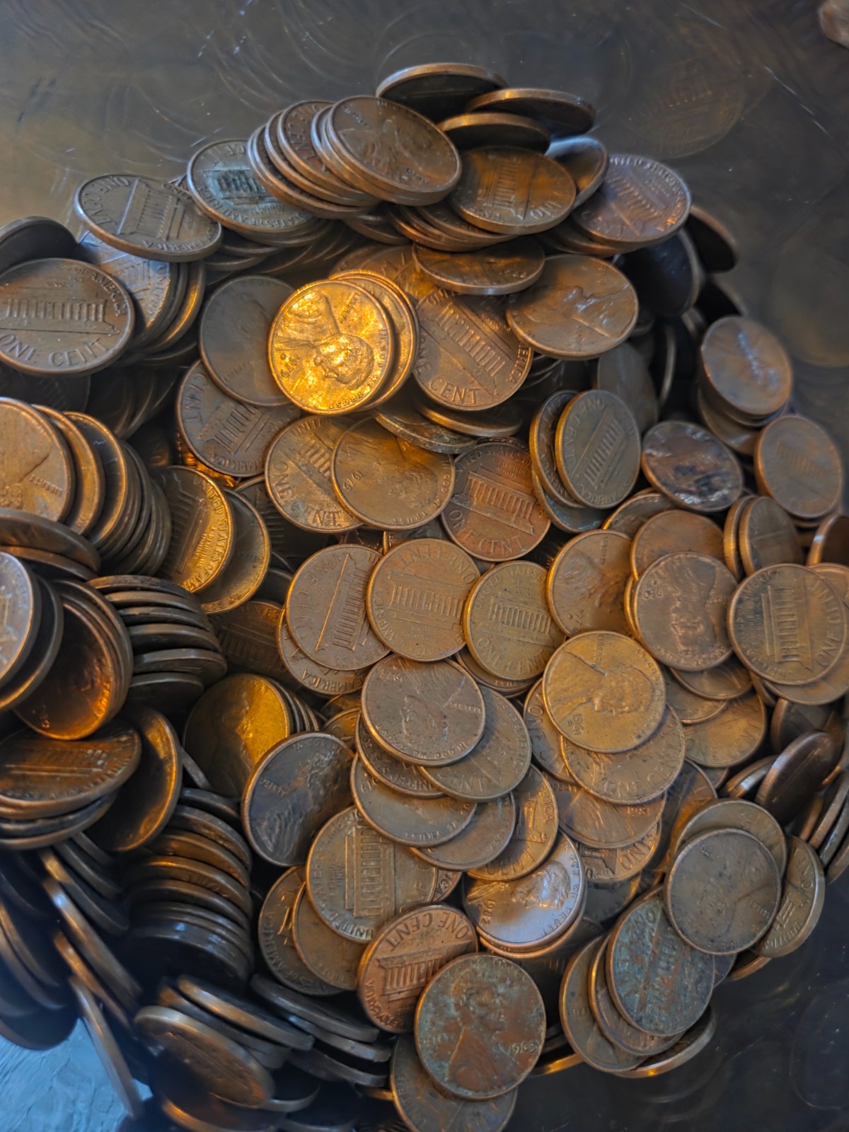 Bulk Copper Pennies 1959-1982 Lot Of 1000 Lincoln Memorial Cents | eBay