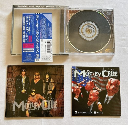 MOTLEY CRUE Generation Swine Japan 1st Limited CD w/ Slipcase, OBI ...