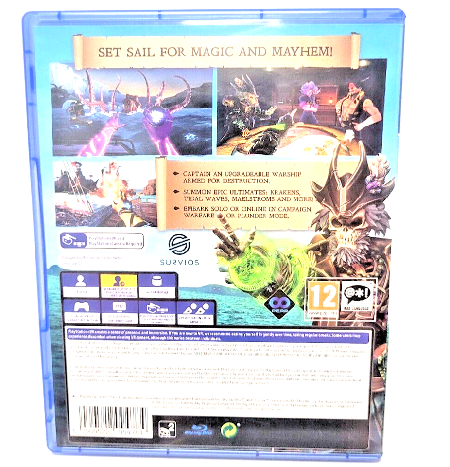 Battlewake VR PS4 Playstation 4 (vr Required) PIRATE SHIP ADVENTURE | eBay