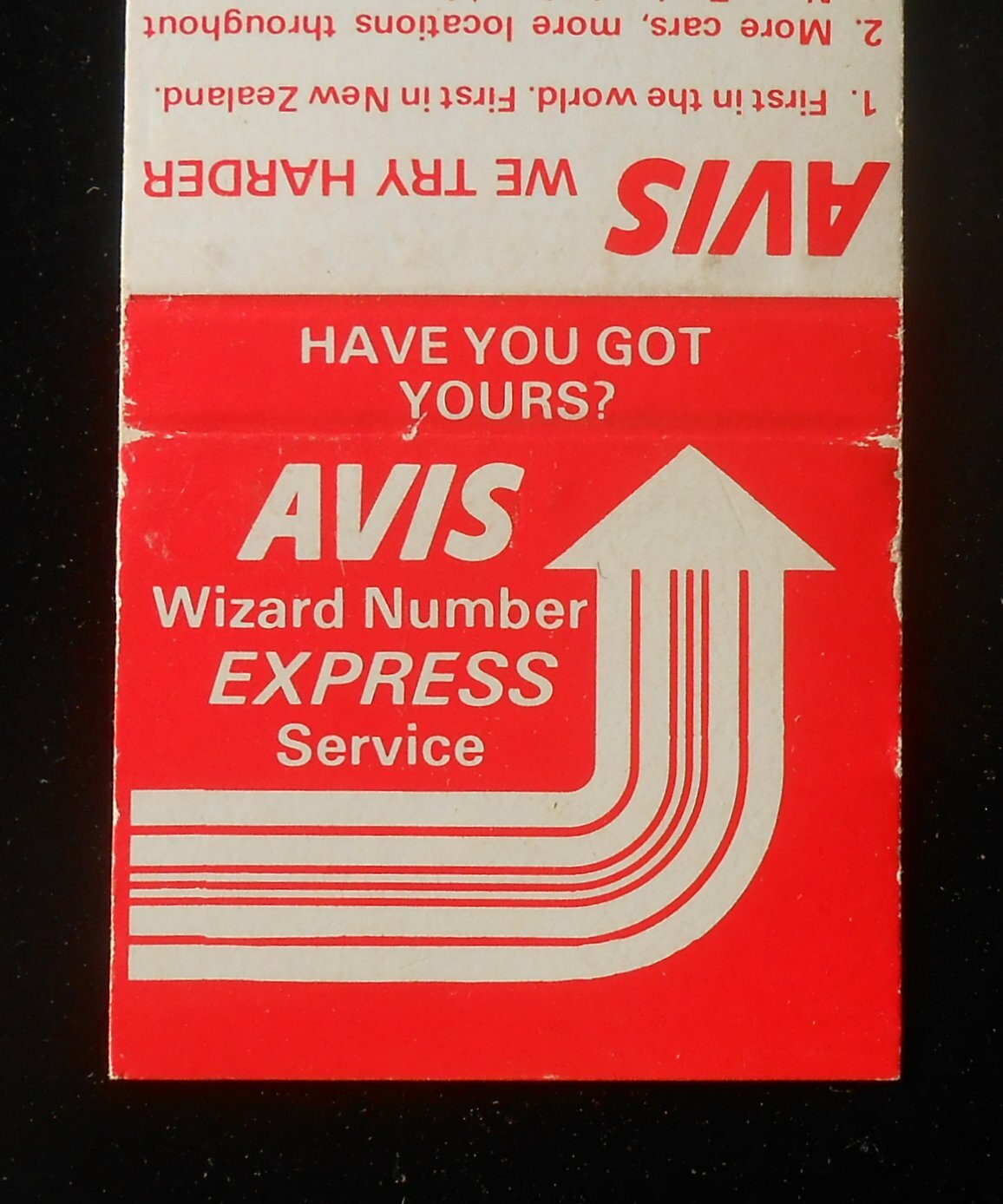 1960s? Avis Rental Cars Wizard Number Express Service New Zealand ...