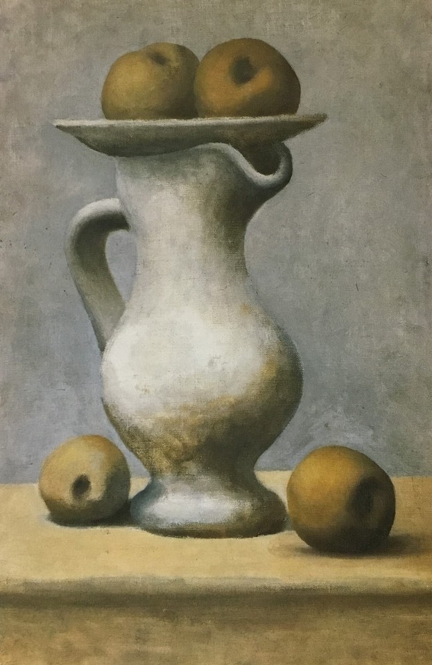 Pablo Picasso Still Life with a Pitcher and Apples Custom Framed Print ...
