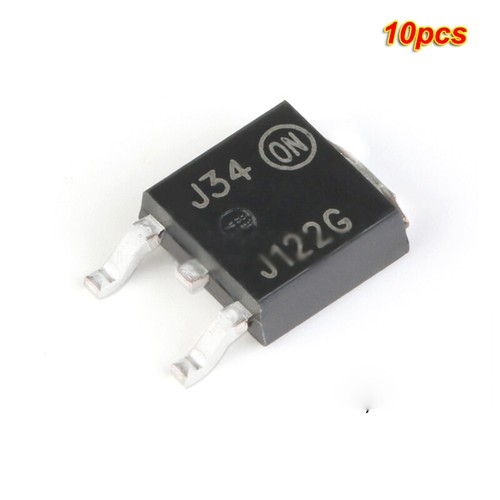 10pcs SMD Triode MJD122T4G silk screen J122G TO-252-2 100V/8A ...