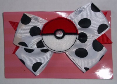 Pokemon Hand-Made Woman's Hair Bows with Clip -new | eBay