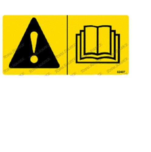 FOR Genie GR-20j - DECAL - READ INST. MANUAL 82487GT | eBay