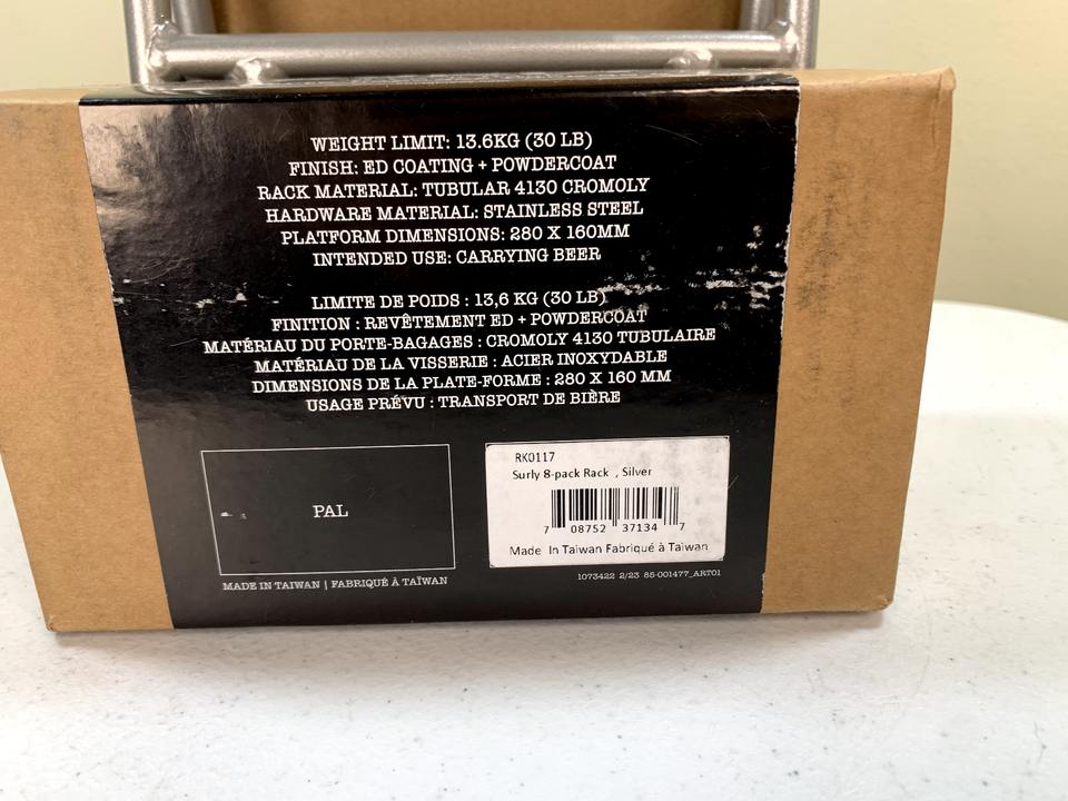 Surly 8 Pack Rack 2.0 - Silver - | eBay