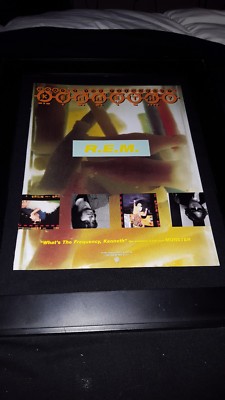 R.E.M. What's The Frequency Kenneth Rare Original Radio Promo Poster Ad ...