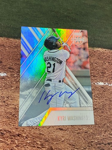 2017 Panini Elite Extra Edition Kyri Washington Auto Boston Red Sox ...