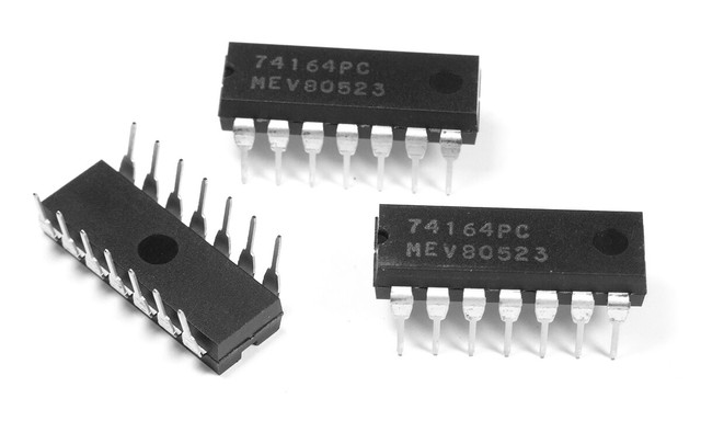 74164PC (SN74164N / DM74164N) Shift Registers 8-bit 74164 IC (3 pieces ...
