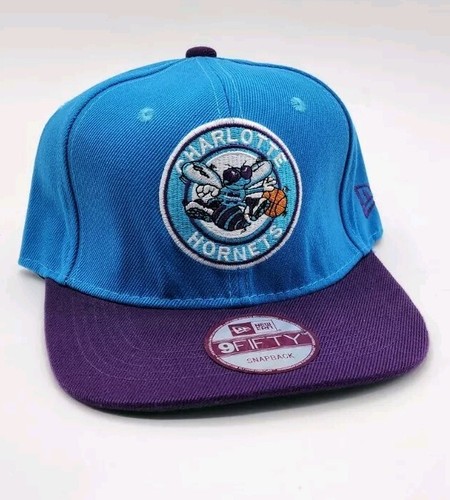 New Era 9Fifty Teal/Purple NBA Charlotte Hornets SnapBack 90's Style | eBay