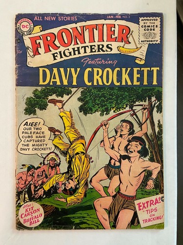 Frontier Fighters #3 Comic Book Featuring Davy Crockett | eBay