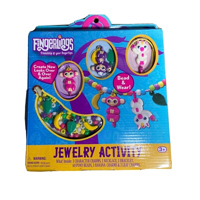 FingerLings Necklace and Bracelet Jewelry Activity Kit Over 60 Pieces ...