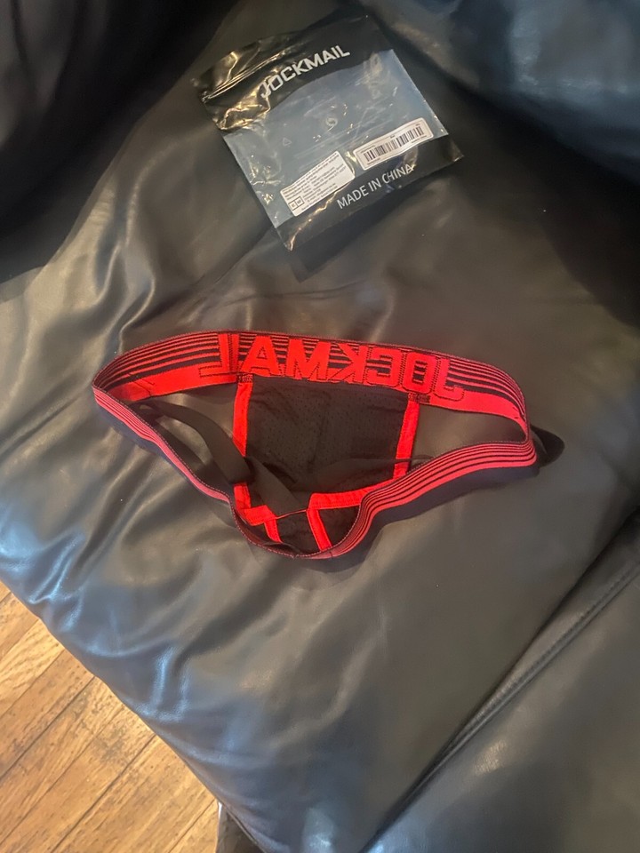 men's large jock jockstrap new two colors check hankie code jockmail | eBay