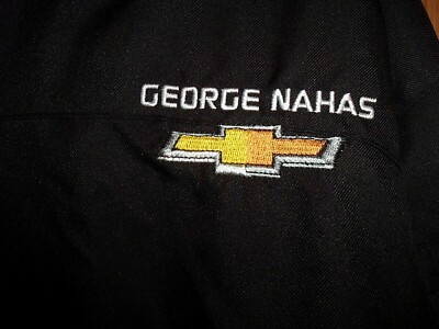 GEORGE NAHAS Chevrolet Black XL Lightweight Salesman Jacket Port ...