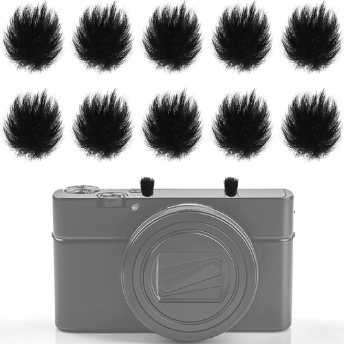 10 Pcs Camera Mic Windscreen Wind Muff Built in Microphone Camera Mic ...