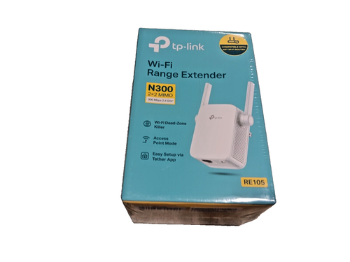 TP-Link RE105 N300 300Mbps Wi-Fi Range Extender Internet Booster | eBay