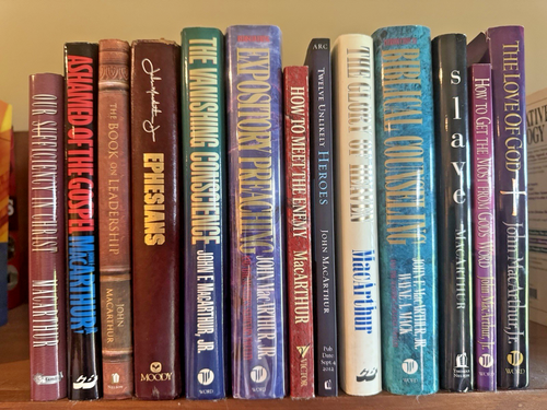 LOT of 13 Books by John MacArthur Theology, Bible Study, Leadership ...