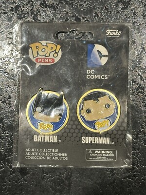 Funko POP! Pins ~ DC COMICS Batman and Superman Collectible Pins ~ New ...