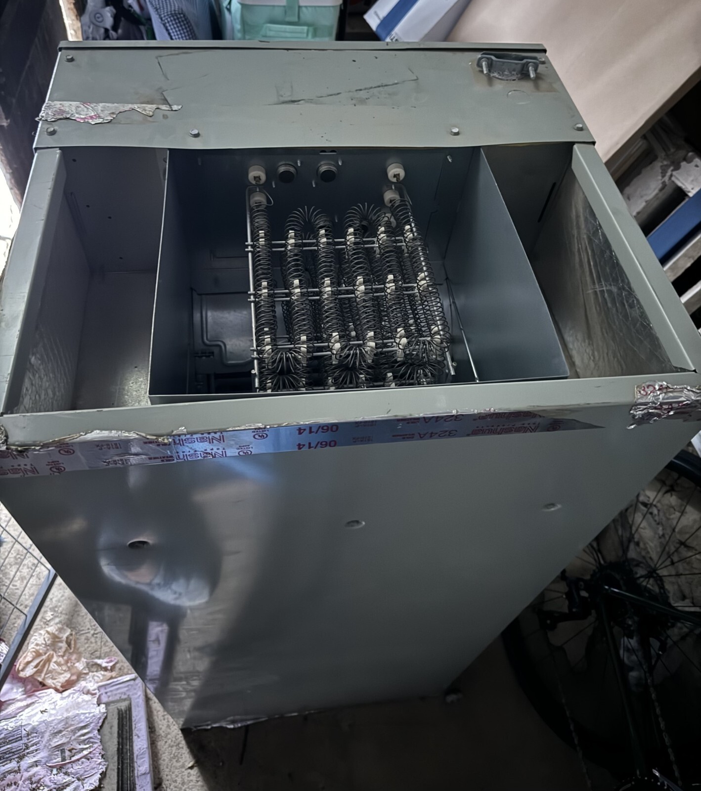 Trane 5 Ton Convertible Air Handler, TEM4A0C60S51SBA, 3/4 HP, Used | eBay