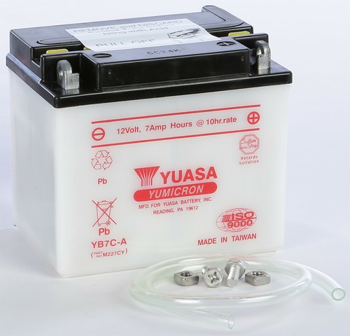 Yuasa YuMicron Battery YB7C-A fits Yamaha TW200/TW200 Trailway/BW200E ...
