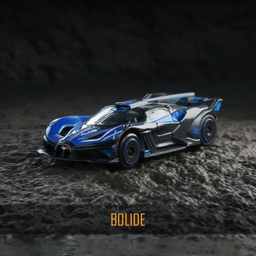 Bburago 1:64 Blue Bugatti Bolide Racing Sports Model Diecast Metal Car ...