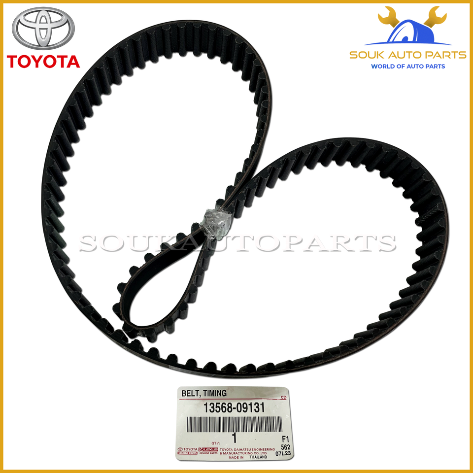 13568-09131 Genuine Toyota BELT, TIMING 1356809131 OEM FORTUNER HIACE ...