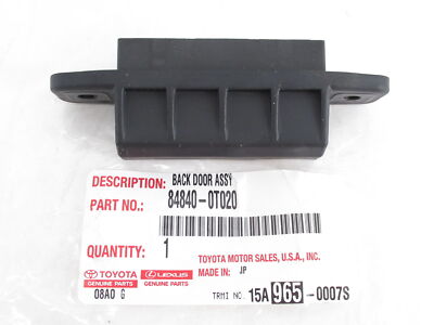 Genuine OEM Toyota Lexus 84840-0T020 Liftgate Release Opener Switch ...