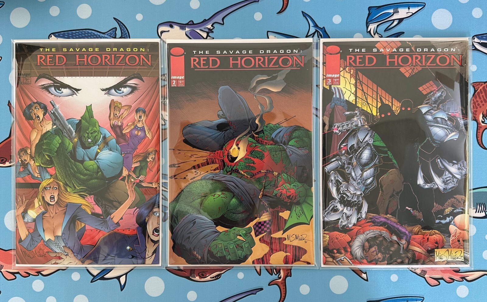Savage Dragon - Red Horizon 1 2 3 Mini Series - Complete 3 Book Lot | eBay