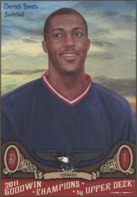 2011 Upper Deck Goodwin Champions - Derrick Favors #143 for sale online ...
