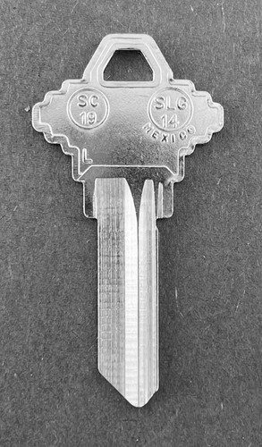 Lots of SC19 1145L SLG-14 5SH3 Type Key Blanks Schlage 35-100L Keyway ...