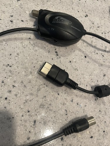 Sega Dreamcast Pelican RF Switch Coaxial AV Audio Video Cable | eBay