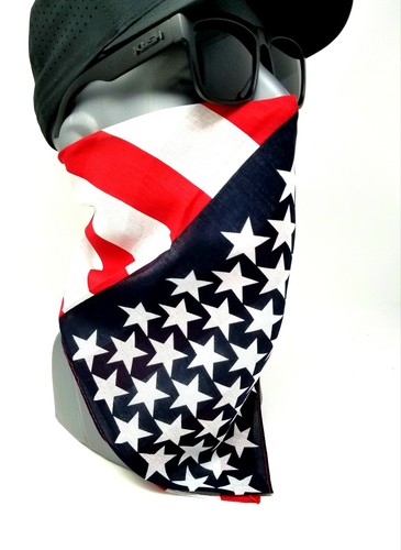 Face Mask USA Flag Balaclava washable Motorcycle 100% Cotton Reusable ...