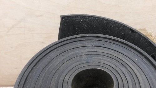 NOS Solid Rubber Sheet 12" x 144" x 1/8" MIL-R-900 9320011195460 1'x12 ...