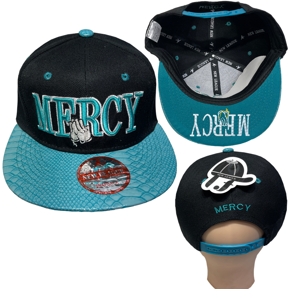 MERCY PRAY Embroidered Snapback Cap Adjustable Baseball Hats Lot Free ...