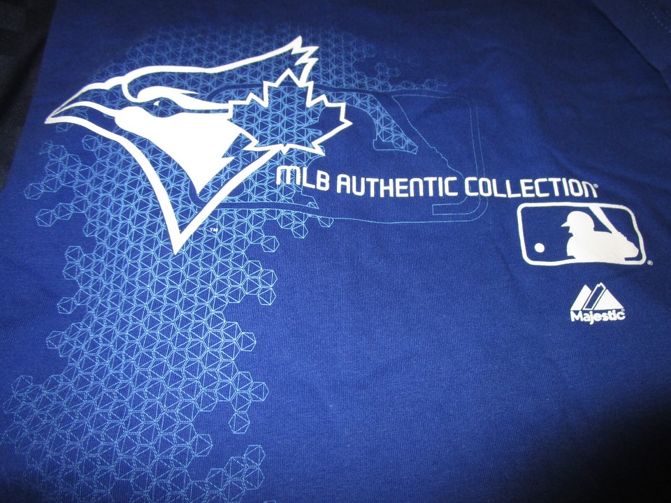 NWT MAJESTIC MLB BASEBALL TORONTO BLUE JAYS SHORT SLEEVE T SHIRT MENS ...