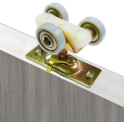2 Pack Sliding Pocket Door Hardware Top Hanger Rollers Wheels Assembly ...