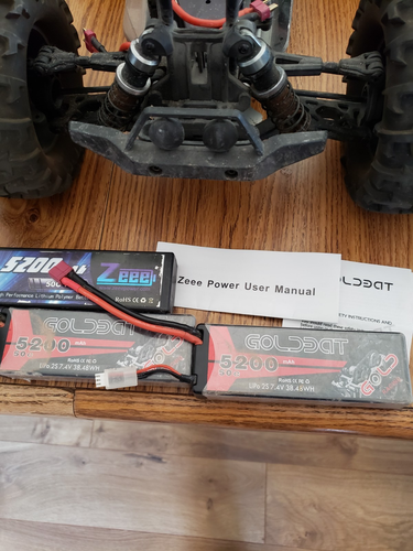 1/8 Redcat Landslide XTE with M2C Racing chassis brace + 3 batteries | eBay