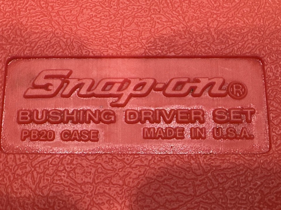 Snap-On A157C 23pc Bushing Driver Set in PB20 Case - Complete! | eBay