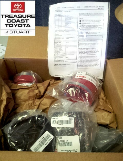 Toyota Tundra 2014-2017 5.7 V8 TRD Cold Air Intake System Ptr03-00140 ...