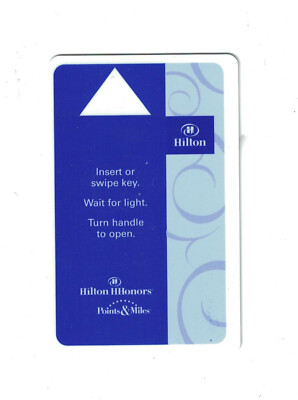 Hilton Hotels Hilton Honors Points & Miles Hotel Key Card Version 2 | eBay