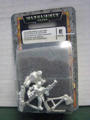 Warhammer 40k Catachan Missile Launcher 42-38 E metal miniature sealed ...