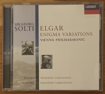 Enigma Variations Elgar Sir George Solti Vienna Philharmonic CD 1997 ...