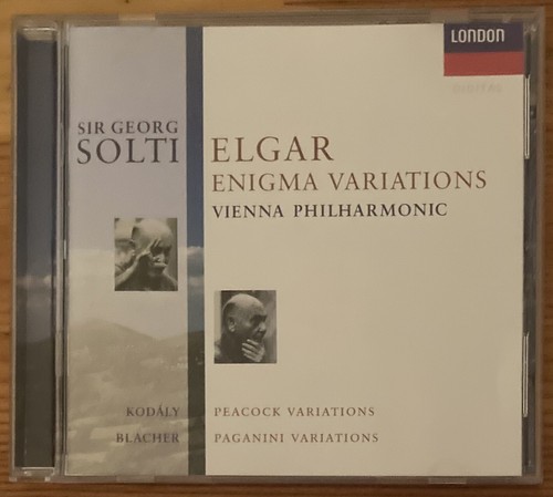 Enigma Variations Elgar Sir George Solti Vienna Philharmonic CD 1997 ...