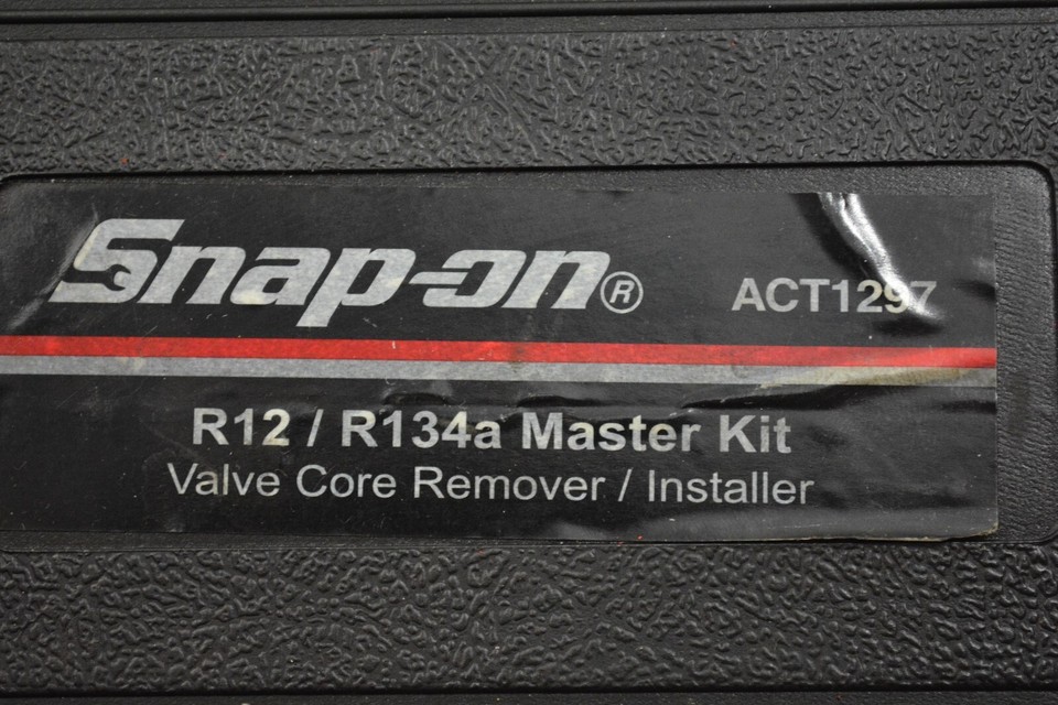 Snap-on ACT1297 R12- R134a Valve Core Remover Installer Master Kit AC ...