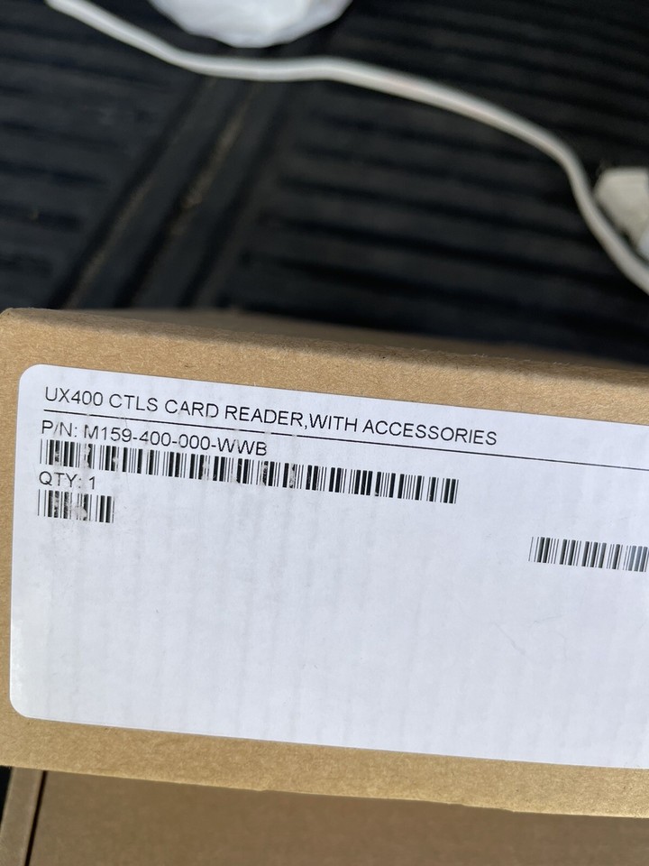 Verifone UX400 UX401 Contactless Credit Card Reader M159-400-000-WWB | eBay